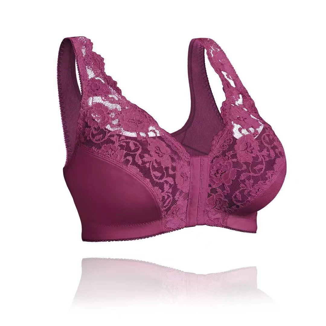 Front Hook Stretch Lace Posture Correction One Piece Bra Lulunami