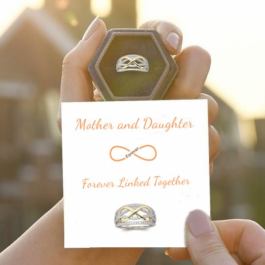 MOTHER & DAUGHTER FOREVER LINKED TOGETHER RING – Lulunami MOTHER & DAUGHTER FOREVER LINKED TOGETHER RING – Lulunami