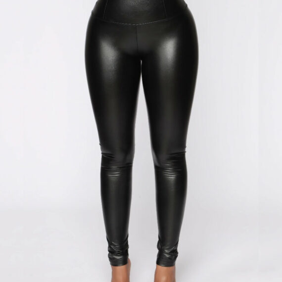 venus leather leggings (fleece-lined) - Lulunami