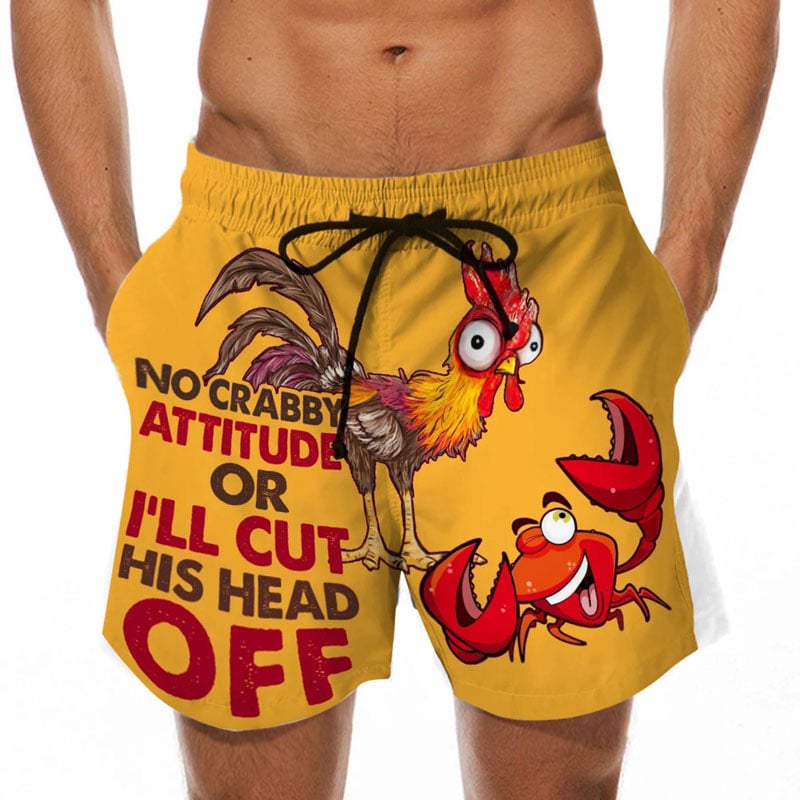 Funny Swim Trunks Lulunami