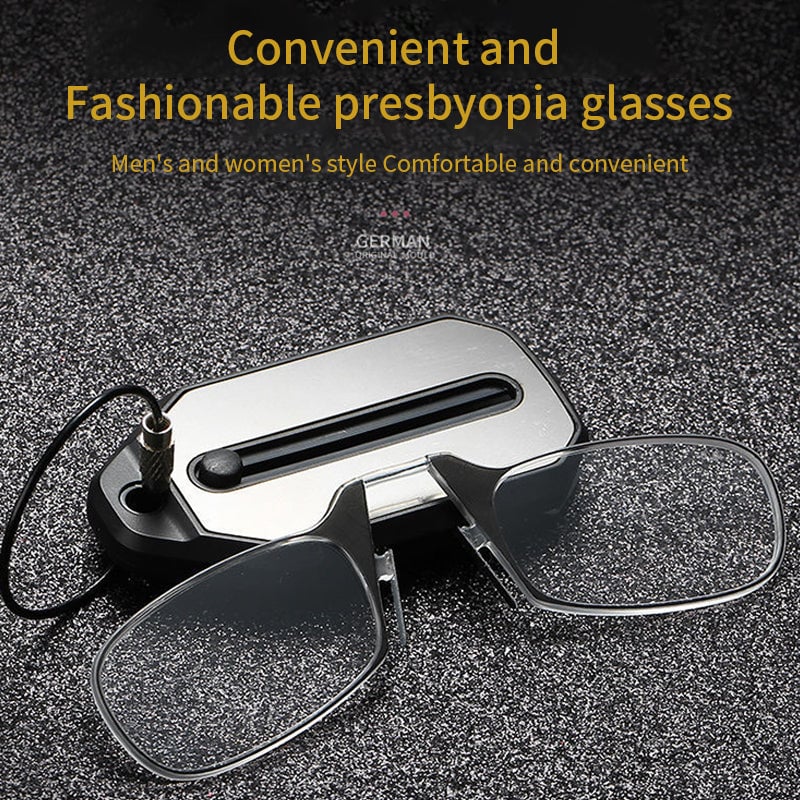 Legless Nose Clip Reading Glasses Mini Portable Lulunami