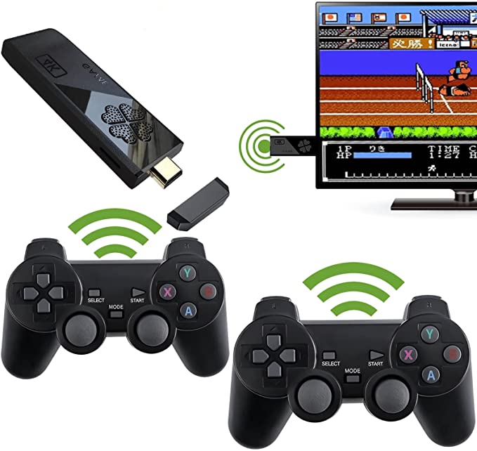 Wireless Retro Game Console, Plug and Play Video GameStick Built in ... Wireless Retro Game Console, Plug and Play Video GameStick Built in ...