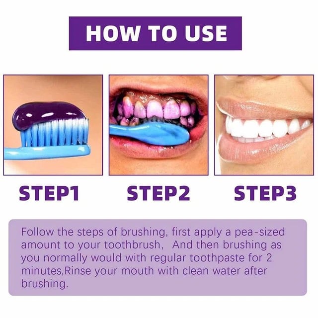 SMILEKIT New V34 Series Toothpaste Purple Color Corrector - Lulunami SMILEKIT New V34 Series Toothpaste Purple Color Corrector - Lulunami