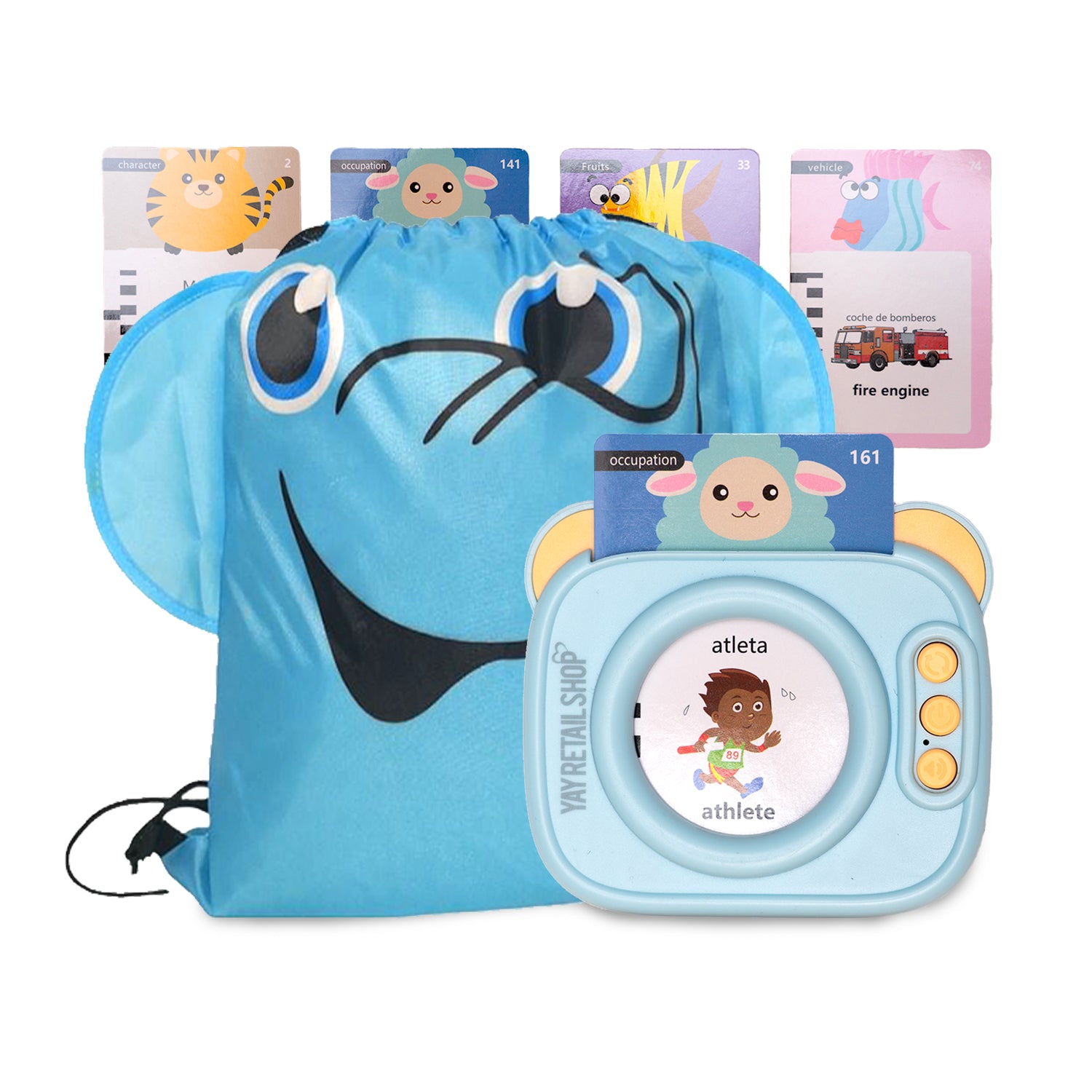 Yay Bilingual Learning Cards Machine - English & Spanish - With 560 ... Yay Bilingual Learning Cards Machine - English & Spanish - With 560 ...