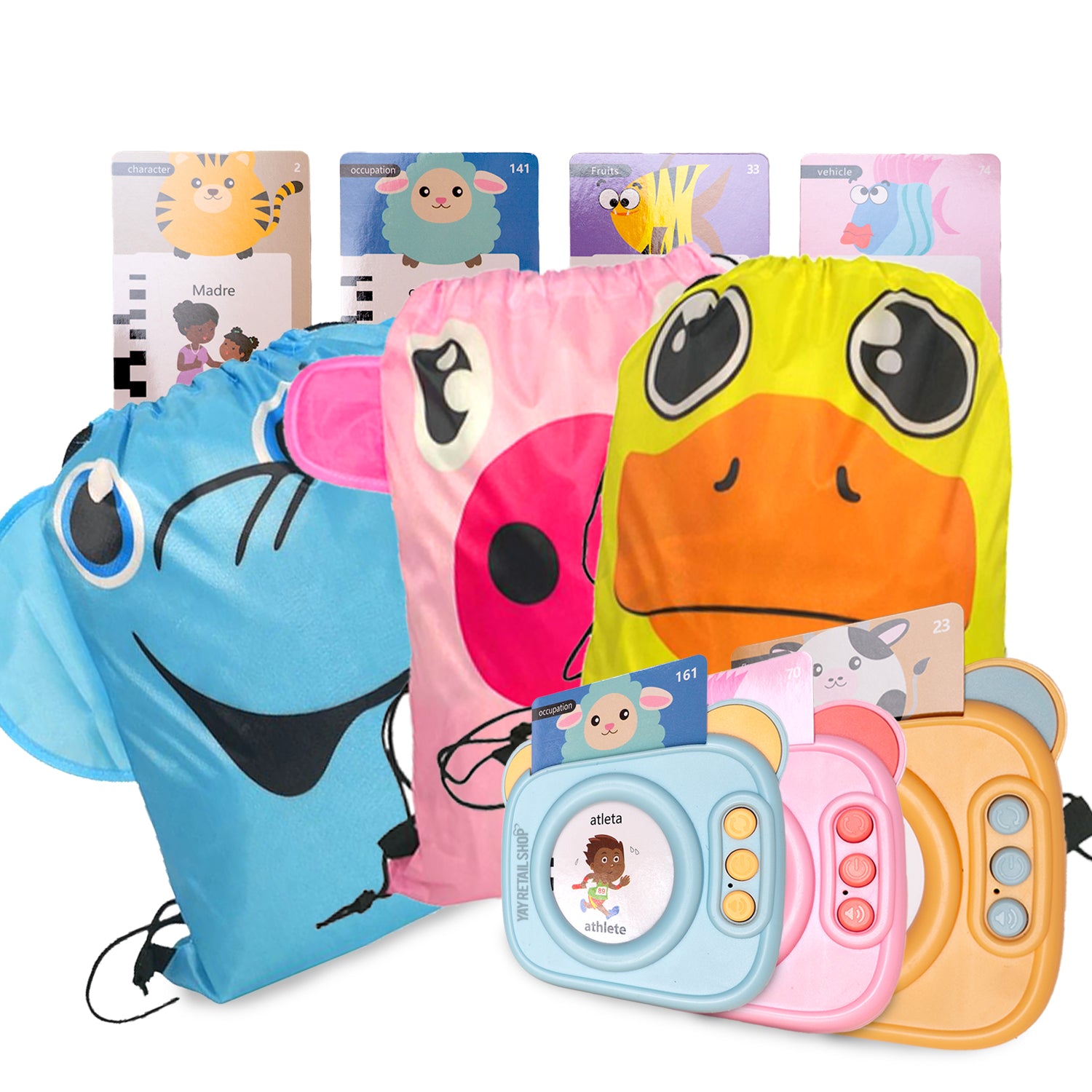 Yay Bilingual Learning Cards Machine - English & Spanish - With 560 ... Yay Bilingual Learning Cards Machine - English & Spanish - With 560 ...