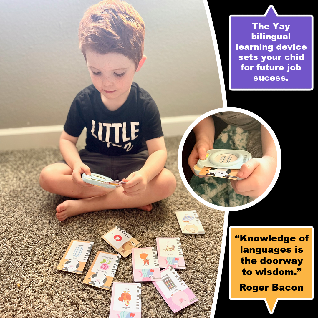 Yay Bilingual Learning Cards Machine - English & Spanish - With 560 ... Yay Bilingual Learning Cards Machine - English & Spanish - With 560 ...