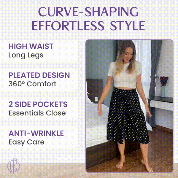 Curvyflair High Waist Wide Leg Pants Lulunami